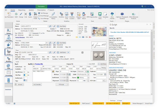 RXQ | Pharmacy Software for Pharmacy Success - Liberty Software